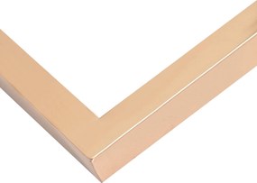 Stolek Flavio rose gold 130x70x41cm