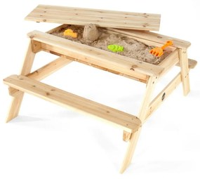 Piknikový stůl dřevěný 2v1