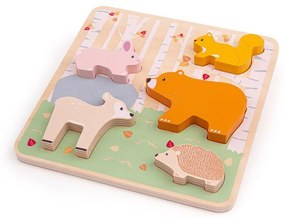 Bigjigs Toys Baby Dřevěné puzzle Woodland Bigjigs