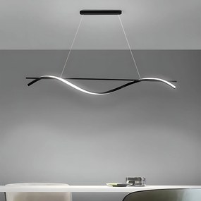 Toolight Toolight, LED závěsná lampa 120cm, 27W, 3000K, LHJ019-CP, černá, OSW-50004