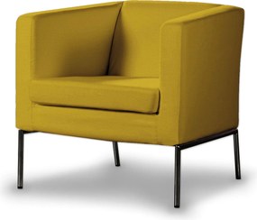 Potah na křeslo IKEA Klappsta barva žlutá látka sametová