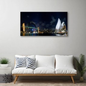 Obraz na plátně Sydney Most Architektura 140x70 cm