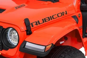 Elektrické autíčko Jeep Wrangler Rubicon LIFT oranžové