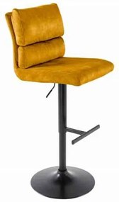 invicta interior Barová židle Comfort samet hořčicová žlutá - 2ks 43652
