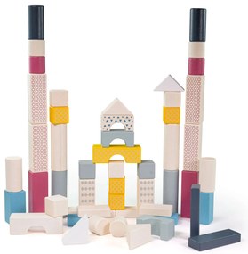 Bigjigs Toys Kyblík s kostkami 50 ks