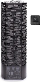 Narvi Saana Flow WiFi 9,0 kW – elektrická saunová kamna black