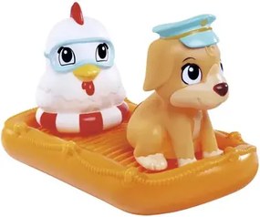SIMBA Záchranný člun ABC / 2 zvířátka / plast / od 12 měsíců