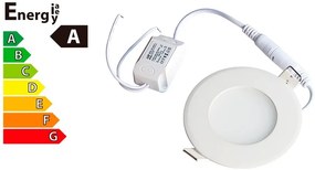 Esyst LED svítidlo zápustné kulaté 3 W, 90 mm, teplá bílá