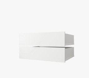 Loppi Šatní skříň Aljaška T2 bíla - černá Šířka: 250 cm