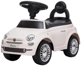 Odrážedlo Fiat 500 2xAA krémová