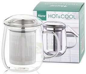 4Home Hrnek na čaj se sítkem Hot&Cool 450 ml