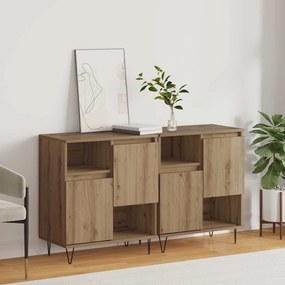 Servírovací skříň 2 ks Artisanový dub 60 x 35 x 70 cm 3394549