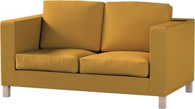 Potah na pohovku IKEA Karlanda 2-místná, krátký barva žlutá látka pletený vzor
