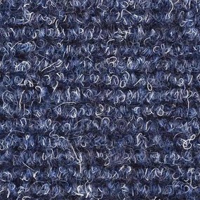 Schodové rohože samolepicí 15 ks 65 x 21 x 4 cm modré, půlkulaté, velké 132701