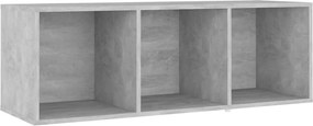 TV skříňky 2 ks betonově šedé 107 x 35 x 37 cm dřevotříska 3079938