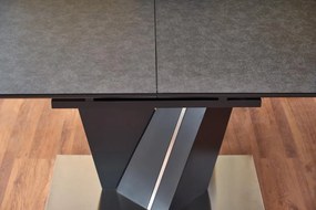 Rozkládací stůl Vade 160/220 cm tmavě šedý