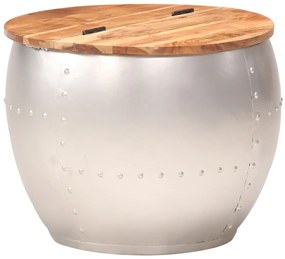 Konferenční stolek 53 x 43 cm masivní akáciové dřevo - Default Title
