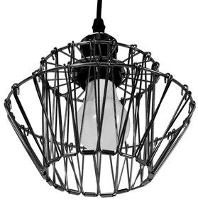 Toolight - Závěsné svítidlo 36cm E27 60W APP941-1CP, černá, OSW-05663