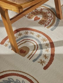 Hanse Home, Dětský koberec Adventures 106415 Cream Multicolor kruh, 160x160 (průměr) kruh, vícebarevná, dětský pokoj