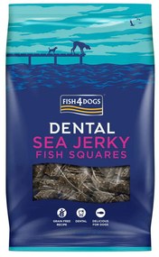 FISH4DOGS Dentální pamlsky pro psy mořská ryba - čtverečky 575 g