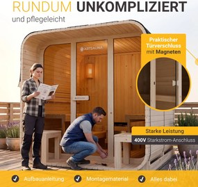 Artsauna Venkovní sauna Cube Fjora XL