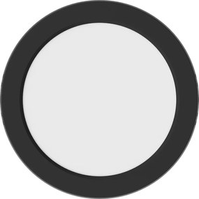 Mexen LDSR, LED stropní svítidlo, průměr 17 cm, 12W, studená - 6500K, 960 lm, černá - L212-017-1265-70