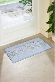 Rohožka z PVC 40x70 cm Blue Wild Flowers – Artsy Doormats