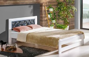 Casarredo - Komfort nábytek Masivní postel CINTA 160x200, výběr moření | barva: dol borovice natural