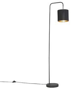 Moderní stojací lampa černá - Lofty
