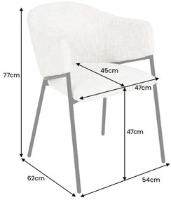Invicta Jídelní židle NOBLESS béžová 47578
