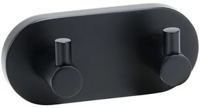 Bemeta Dark věšák se 2 háčky 104405200