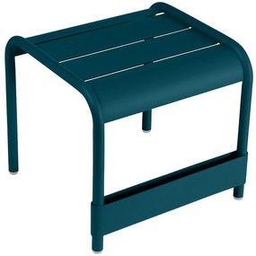 OnaDnes -20% Modrý kovový zahradní odkládací stolek Fermob Luxembourg 44 x 42 cm