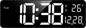 JVD Digitální nástěnné hodiny s LED podsvícením JVD DH324