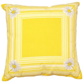 Forbyt, Polštář, Kopretina, žlutý, 40 x 40 cm polštář (návlek + vnitřek)