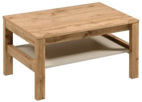 INDYGO b | konferenční stolek ST | 90x54,2 cm | dub wotan/béžová