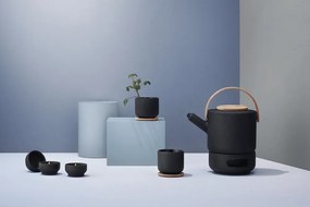 Černá kameninová konvice na čaj 1,25 l Theo – Stelton