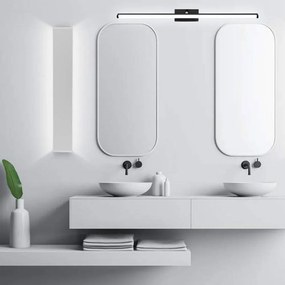Rea - Toolight, LED koupelnové svítidlo nad zrcadlo 20W 100CM APP375-1W, černá, OSW-05005