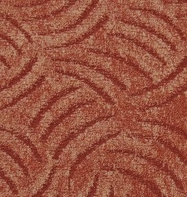 IVC Metrážový koberec Riverton 881 cihlová BARVA: Cihlová, ŠÍŘKA: 3 m, DRUH: scroll
