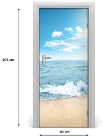 Fototapeta na dveře pláž a moře 85x205 cm