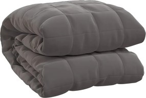 Zátěžová deka šedá 200 x 220 cm 9 kg textil 3154839