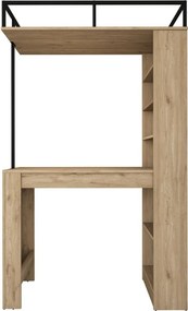 Barový stůl stůl Jany Walnut and Black