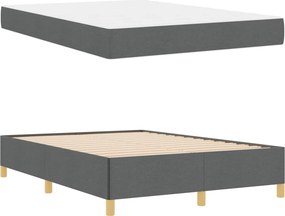 Rám postele Tmavě šedá 160 x 200 cm textil 3398949