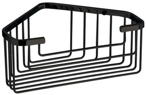 Gedy, SMART police rohová, 200x80x151mm, černá matná, 2483-14