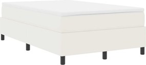 Rám platformy Krémová 120 x 190 cm Žebrovaná látka 3337399
