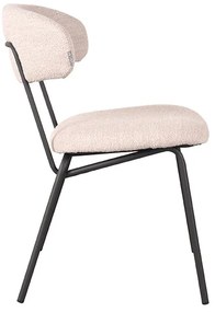 LABEL51 Jídelní židle ZACK bílý bouclé IH-50.163