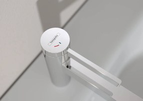 Hansgrohe Finoris, umyvadlová baterie 110, s výpustí Push-Open, CoolStart, EcoSmart, chromová, 76024000