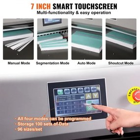 elektrická hydraulická řezačka papíru 66 cm šířka řezu 8 cm tloušťka 17,8 cm