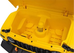 LEAN CARS Akumulátorové vozidlo Jeep Rubicon DK-JWR558 24 V, žluté