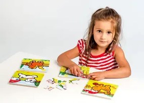 TEDDIES Dřevěné puzzle Moje první zvířátka Koník / 9 dílků