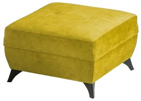 MAXIVA SEDACKY Taburet - PORTLAND, různé tkaniny a barvy na výběr Čalounění: žlutá (Uttario Velvet 2959)